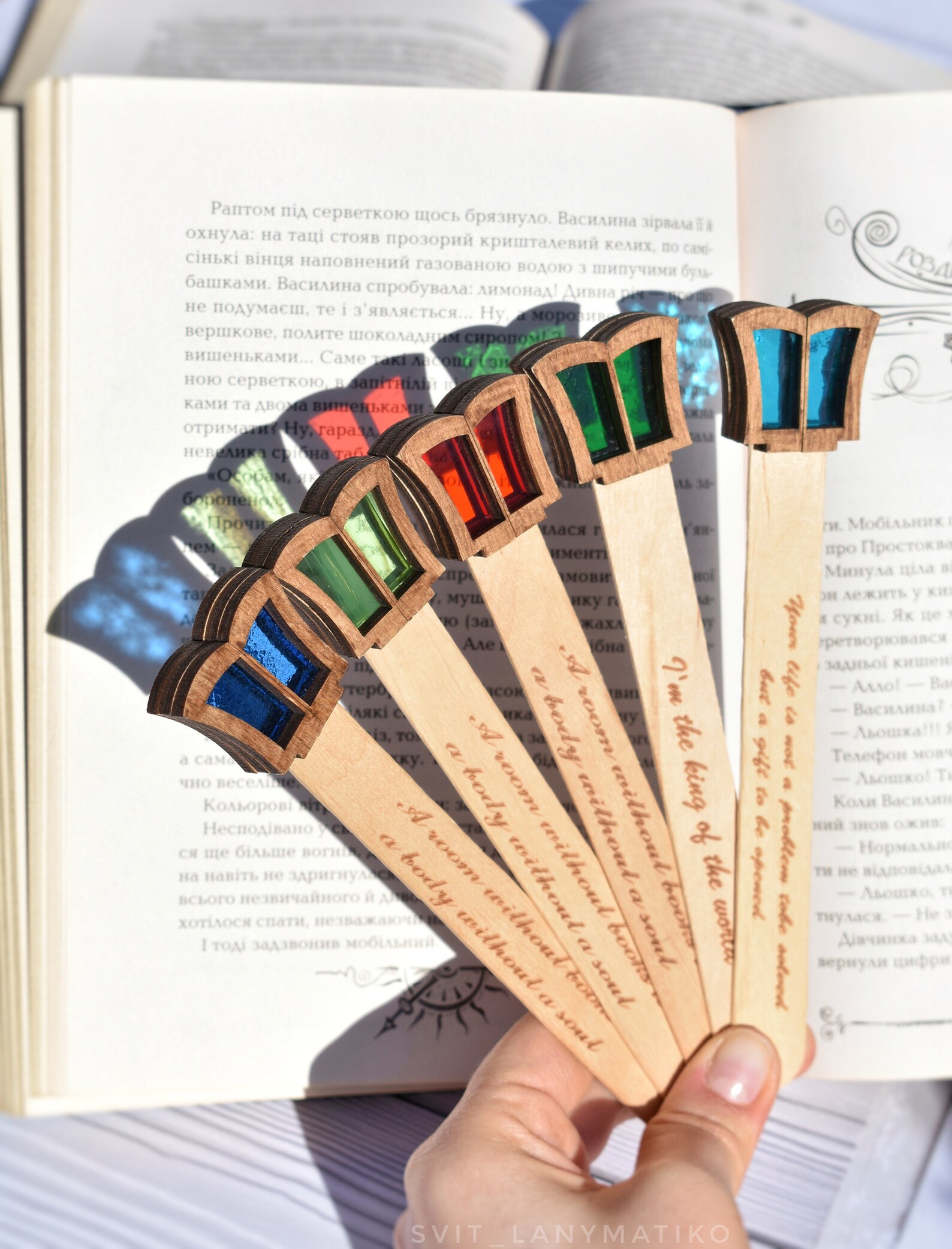 Signet en bois signet personnalisé ensemble de signet | Etsy