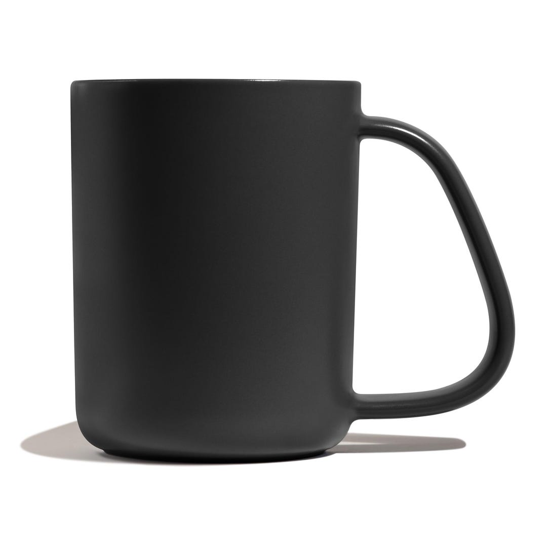 CURVD® 18oz Coffee Mug - Ergonomic Design, 100% Chemical-free Ceramic ...
