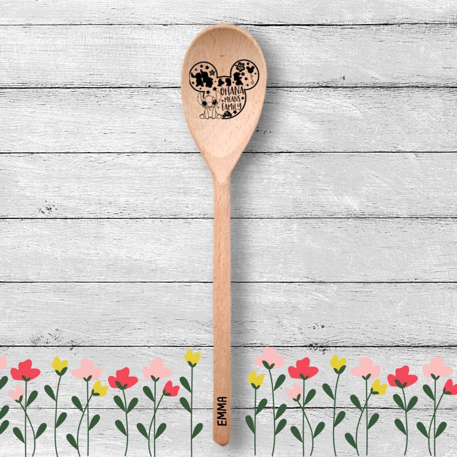 Personalised Lilo and Stitch Spoon Disneyland Spoon Wooden | Etsy