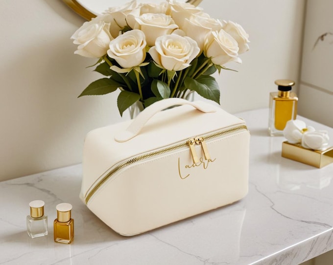 Tiger Print Cosmetic Bag - Etsy UK