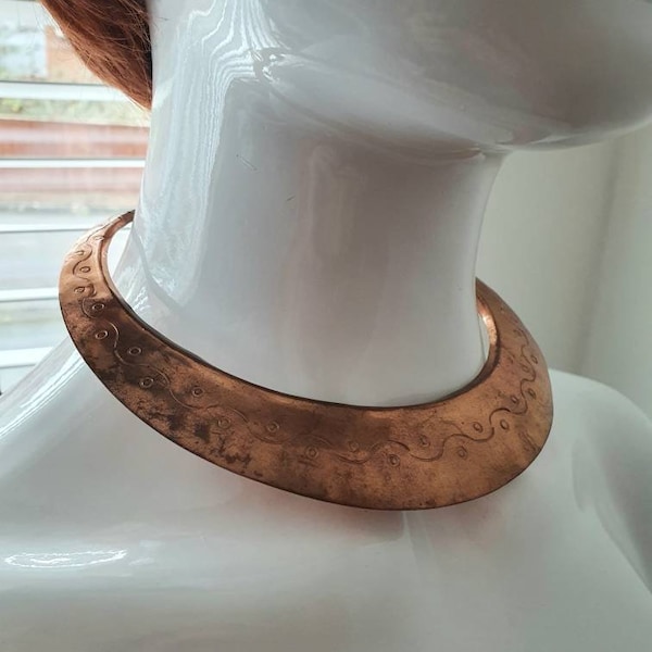 Torque Necklace - Etsy UK