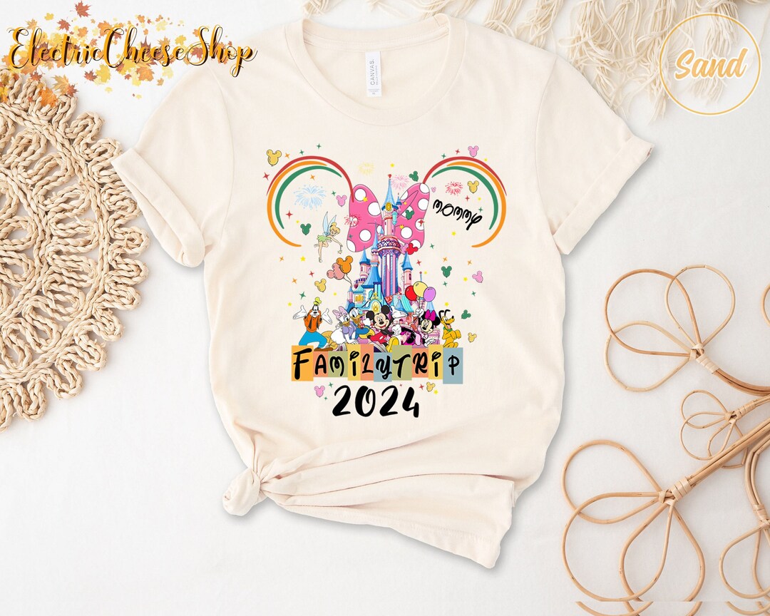 Disney Trip 2024 Shirts, Disney Castle 2024 Shirt, Disney Family ...