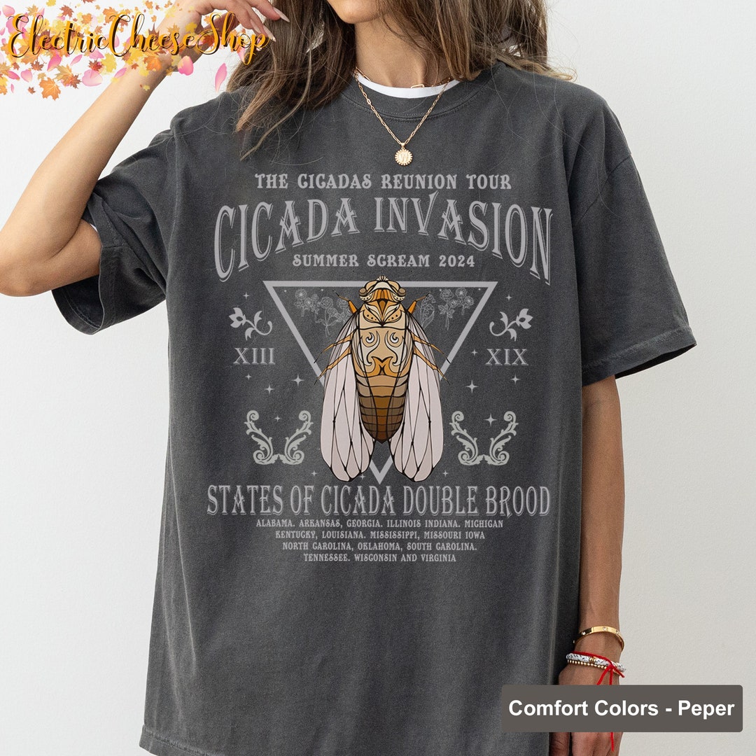 The Cicadas Reunion Tour Shirt, Cicada Concert Tour 2024 Shirt, Year of ...