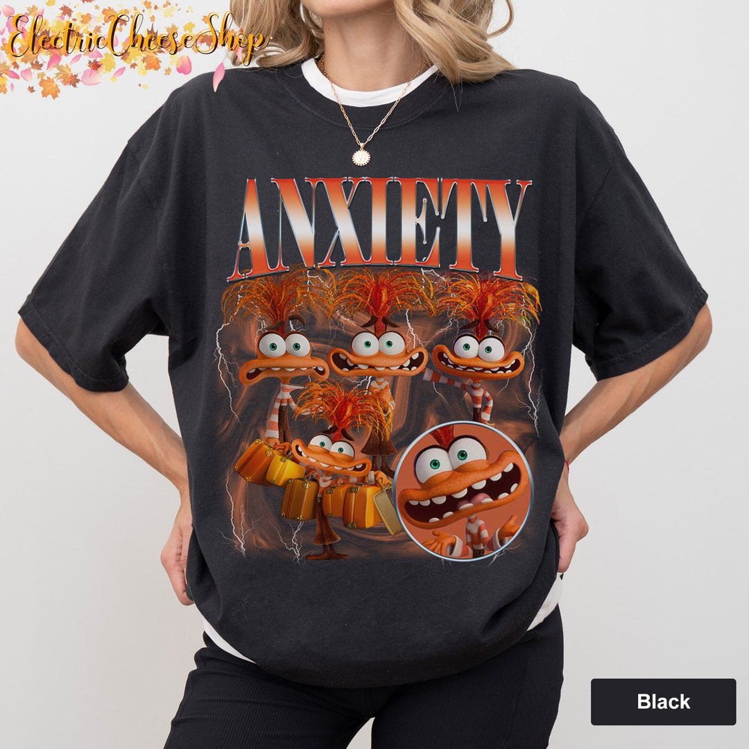 Colores cómodos Ansiedad Inside Out 2 Camisa, Personajes de Inside Out, Inside Out 2 Ira ...