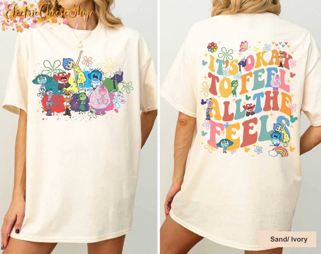 Double Sided Inside Out 2 It's Okay to Feel All the Feels Comfort ...