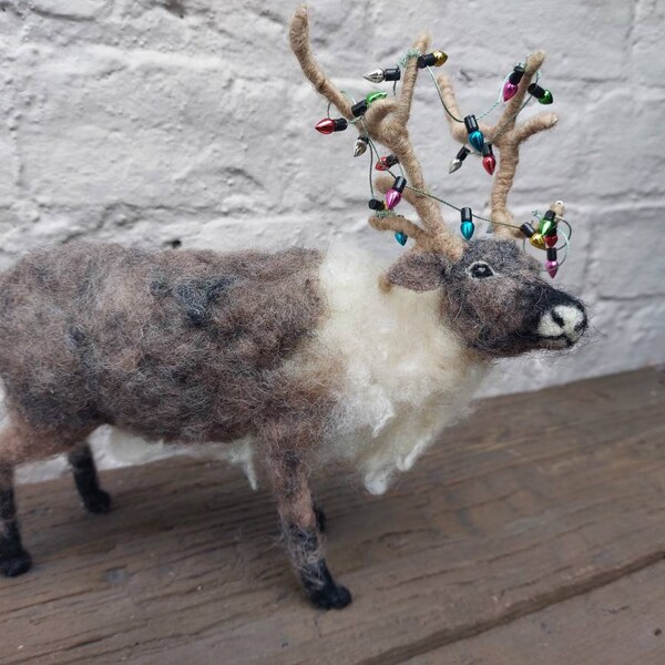 Felted Reindeer - Etsy