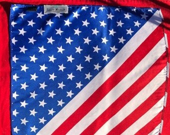 American Flag Pocket Square - Etsy