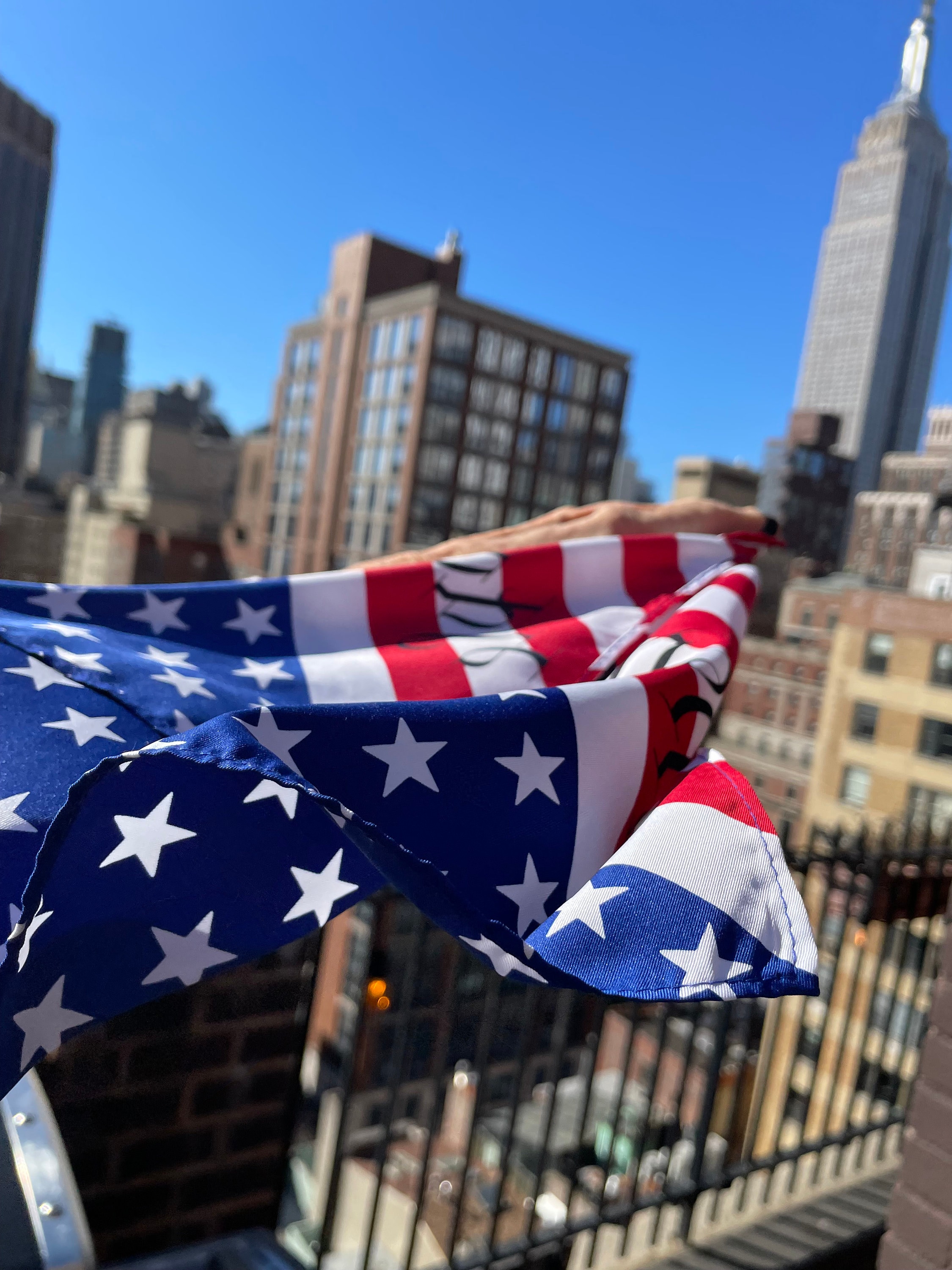 American Finger Flag/pocket Square - Etsy