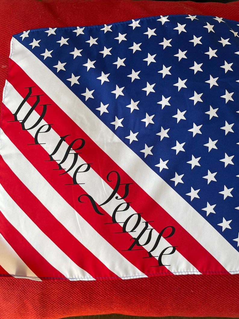 American Flag Pocket Square/finger Flag - Etsy