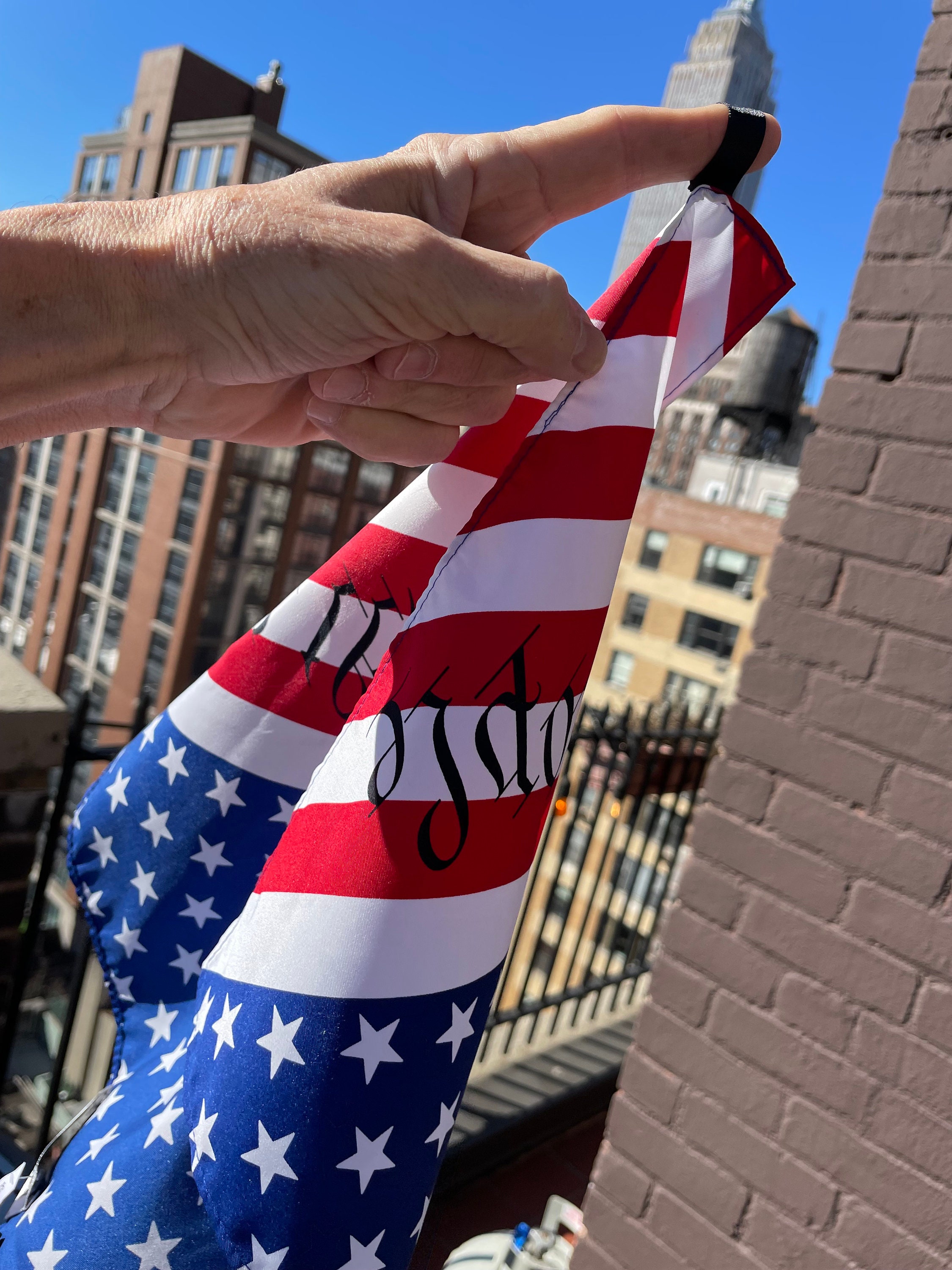 American Flag Pocket Square/finger Flag - Etsy