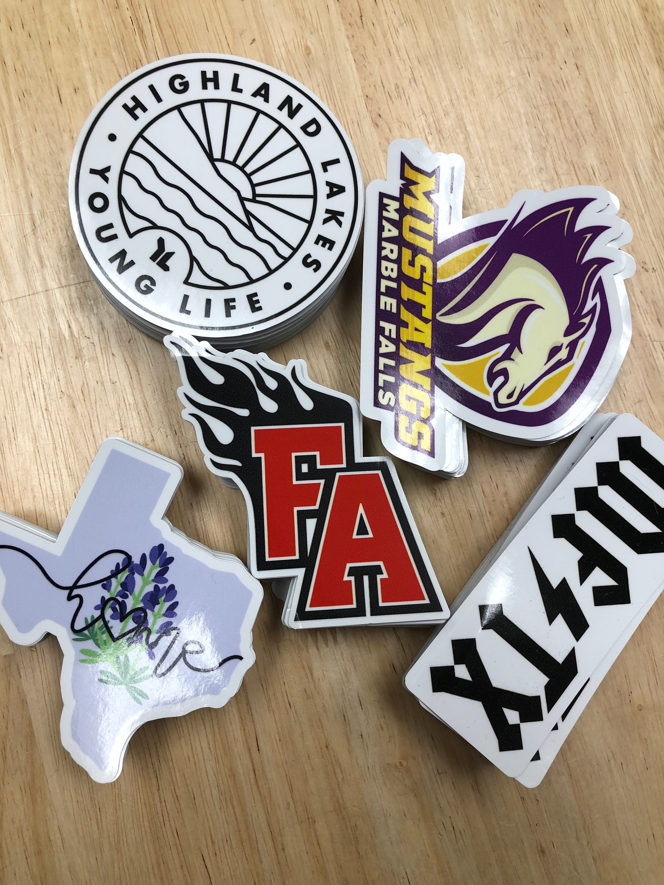 Custom Die Cut Sticker | Choice of Size | Full-color Stickers ...