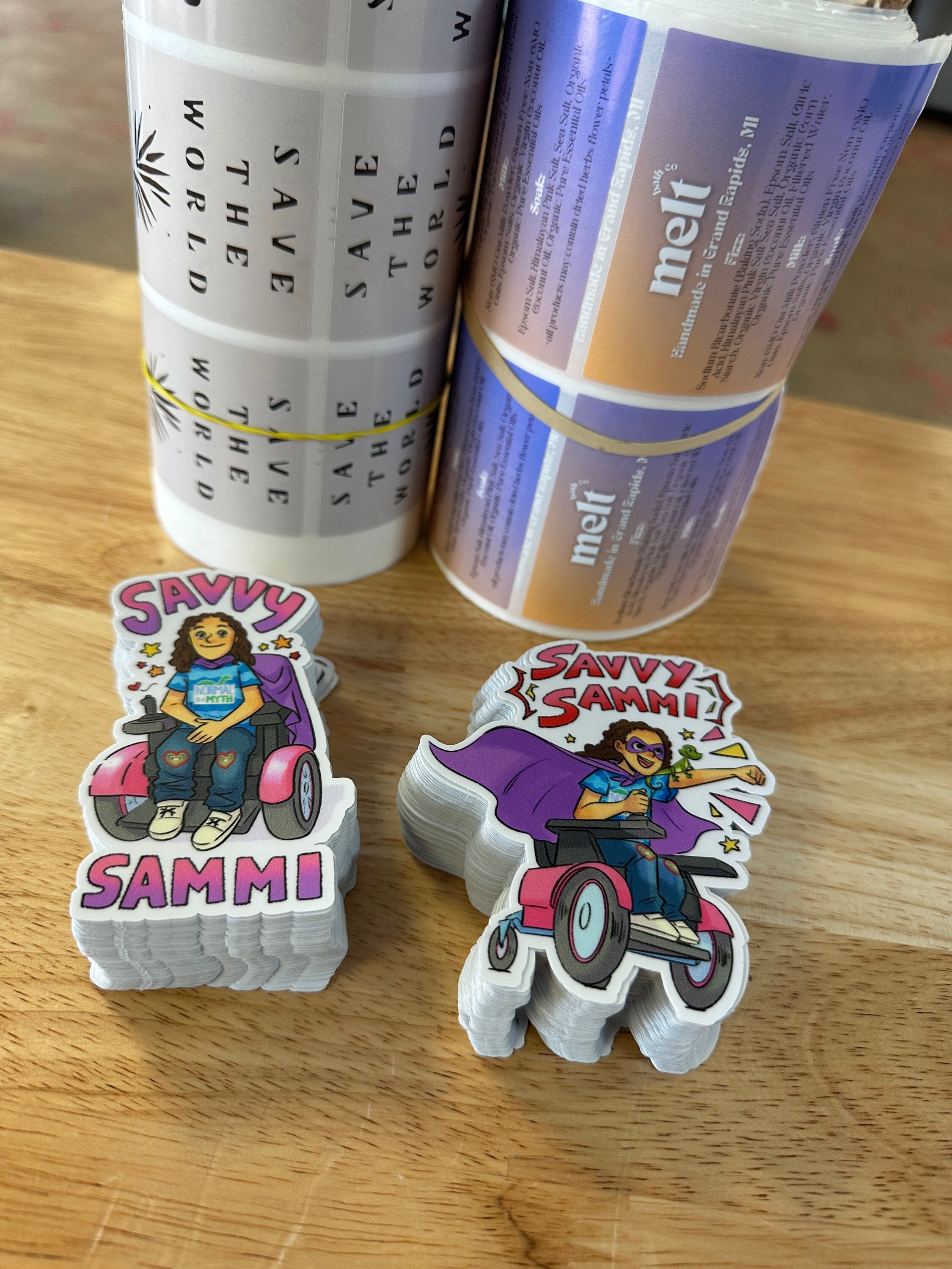 3" Custom Sticker Roll | 250 Vinyl Labels | Product Label Roll ...