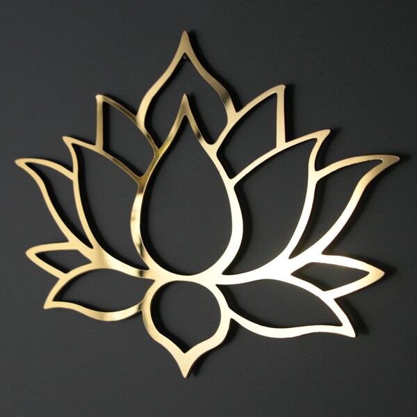 Lotus Flower Wall Art - Etsy