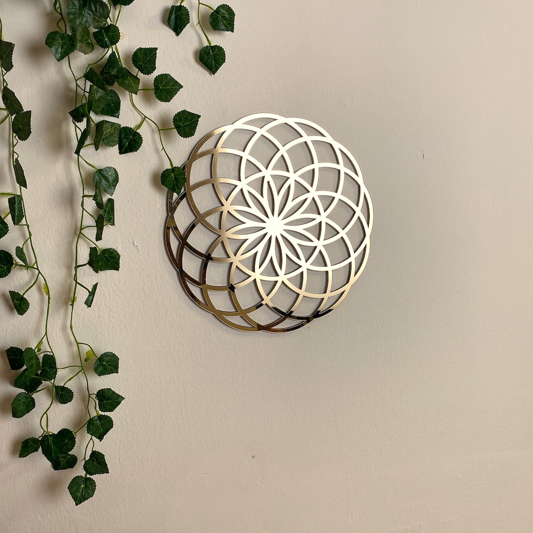 Torus Wall Art, Torus Wall Hanging, Torus Mandala Wall Art, Sacred ...