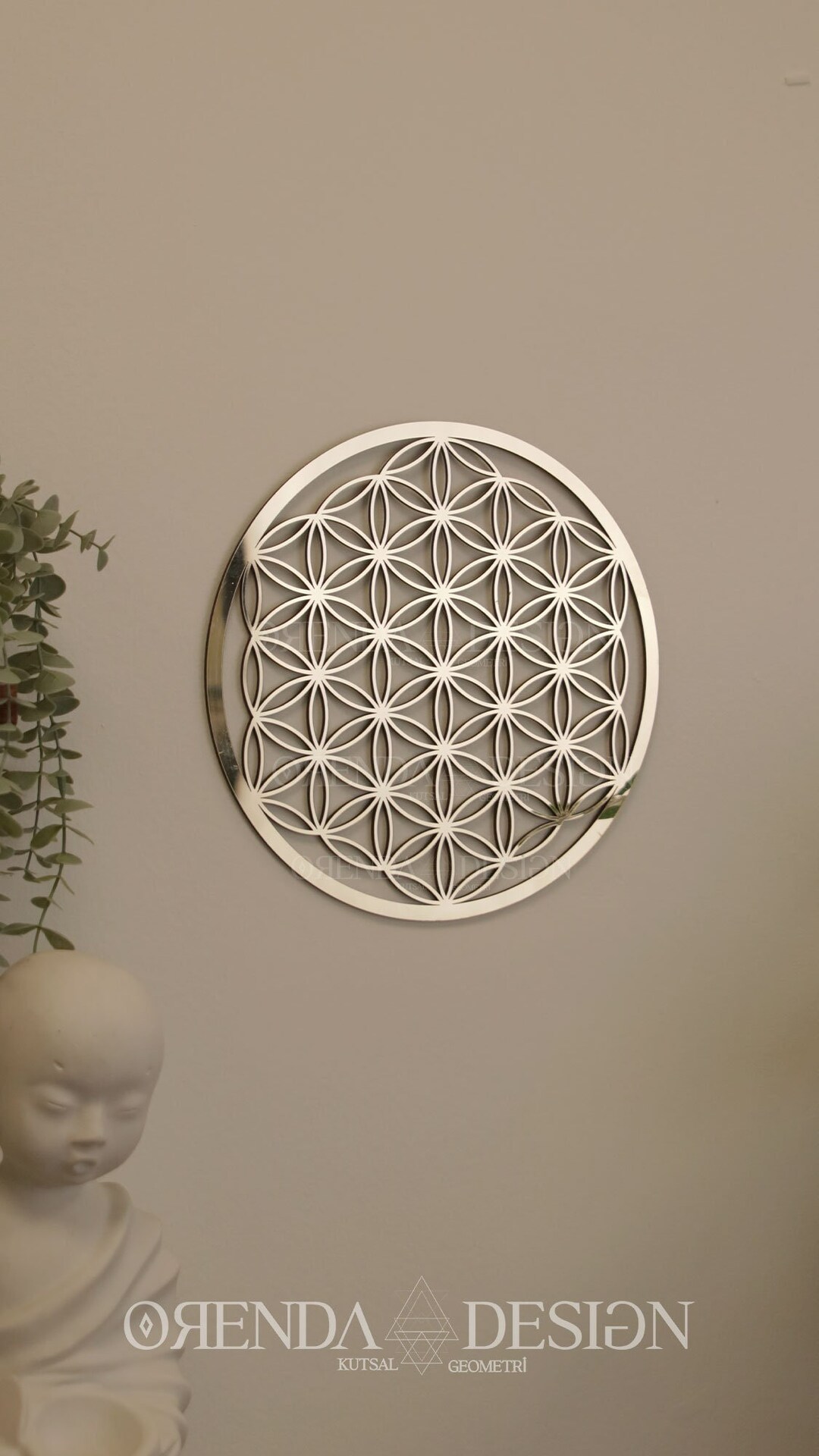 Flower of Life Wall Art, Wall Decor, Sacred Geometry Wall Decor ...