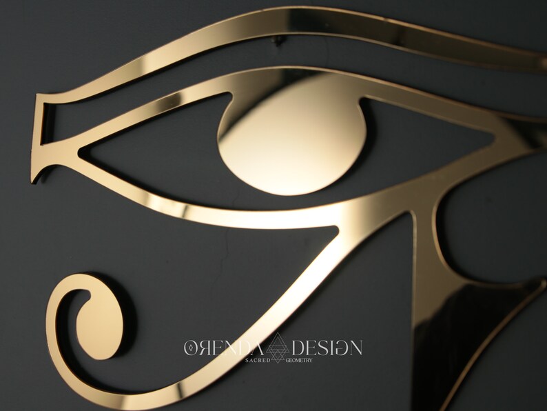 Eye of the Horus Wall Art Decor Gold Horus Wall Art Ra Wall - Etsy