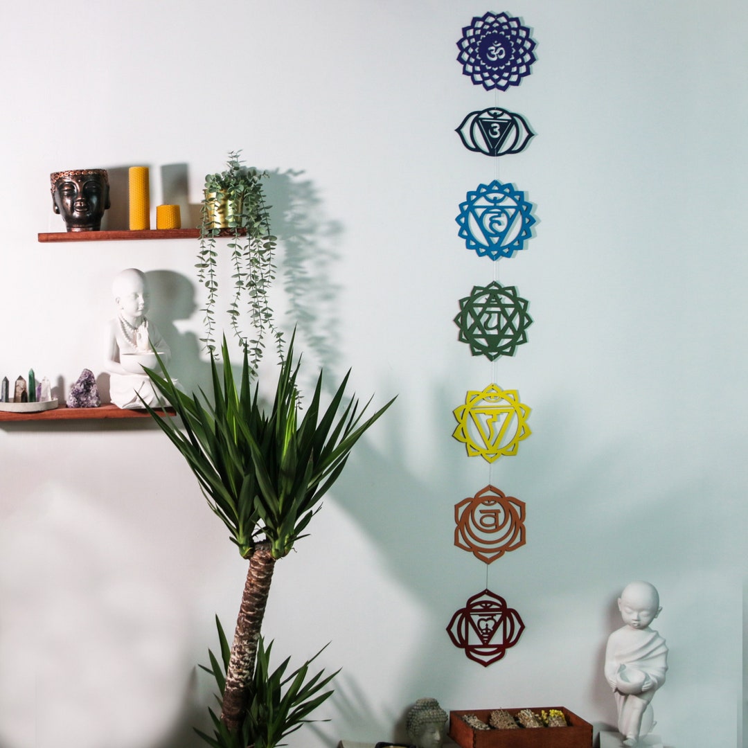 Chakra Wall Hanging, Chakra Wall Art, Chakra Wall Decoratio Bohem ...