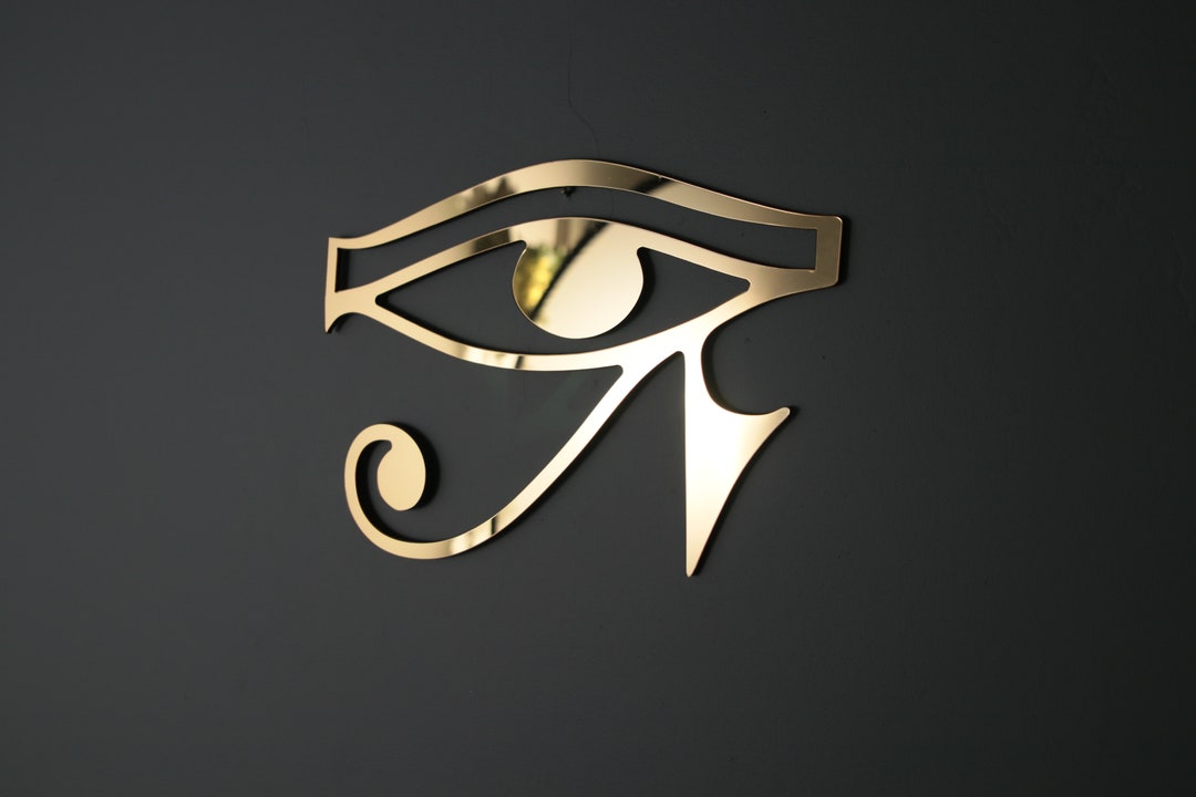 Eye of Horus Wall Art, Ancient Egyptian Protection Symbol, Sacred ...
