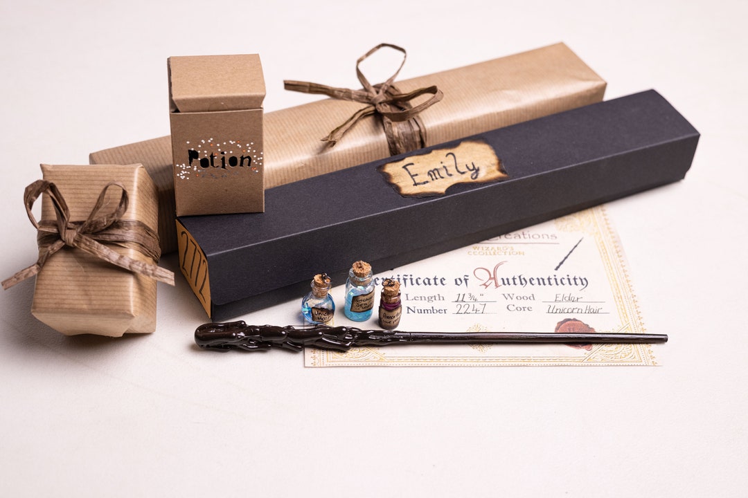 Handmade Wand & Potion Gift Set, Handmade Magic Wands - Etsy