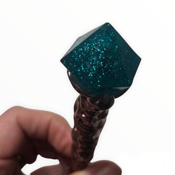 Diamond or Crystal Resin Bespoke Handmade Magic Wand Wizard | Etsy