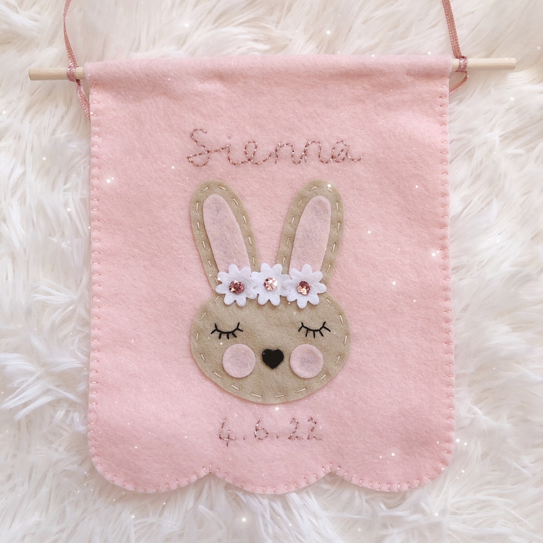 Bunny Banner Bunny Decor Nursery Banner Nursery Decor Nursery ...