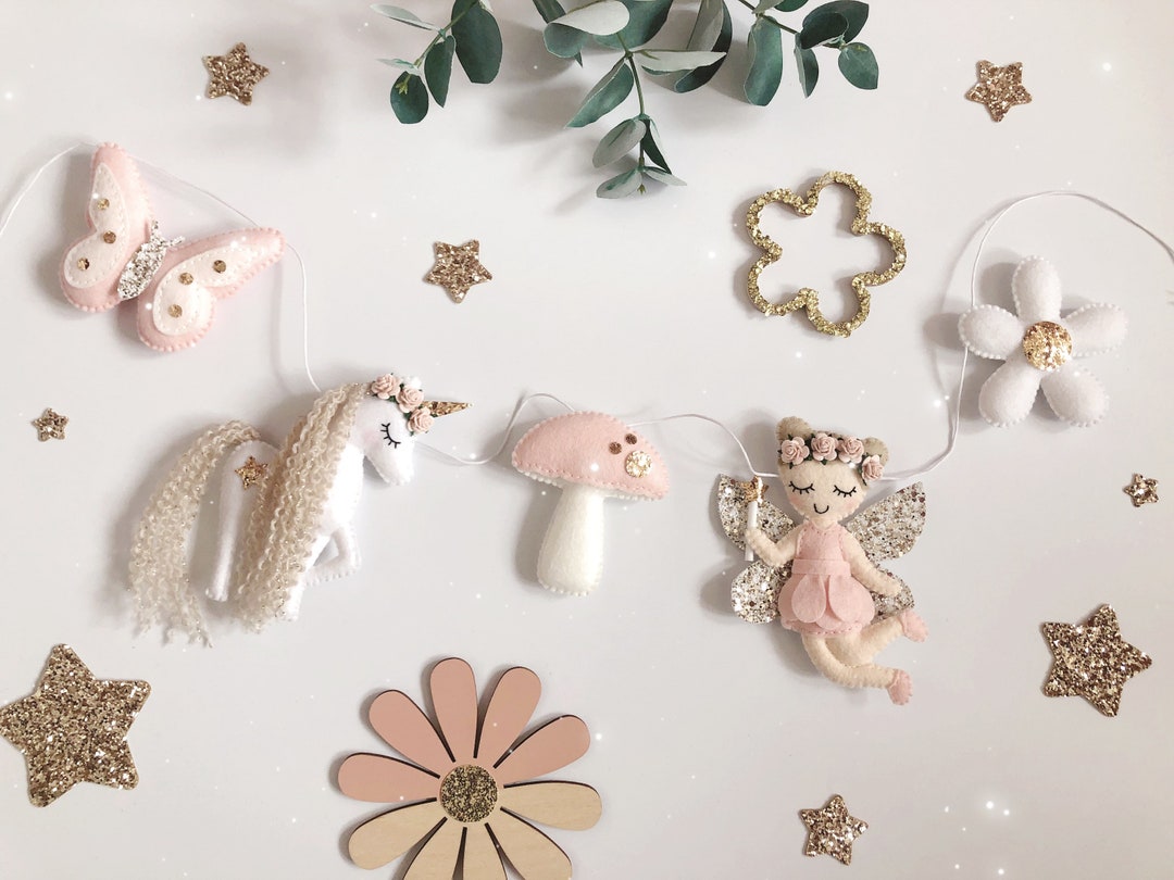 Enchanted Forest Garland | Fairy Garland | Fairy Decor | Girly Decor ...