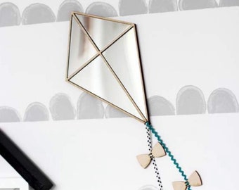 Holo Kite, Holographic Mirror Artwork, Rainbow Dichroic Film on Acrylic ...