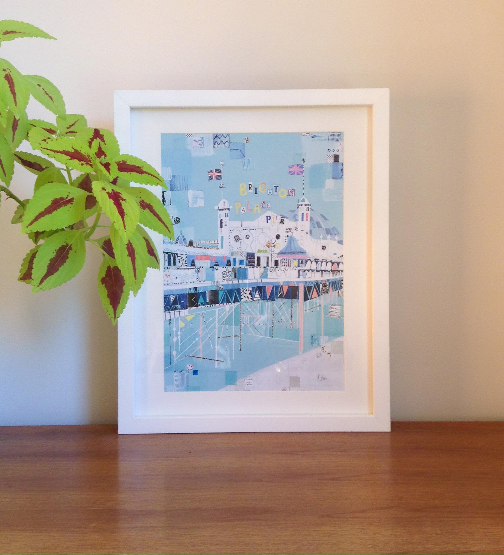 Brighton Pier. Brighton Print. Brighton Poster. Brighton | Etsy UK