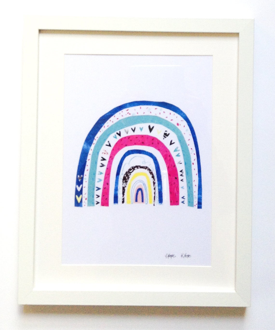 Rainbow Print Rainbow Art Print Rainbow Art Contemporary | Etsy