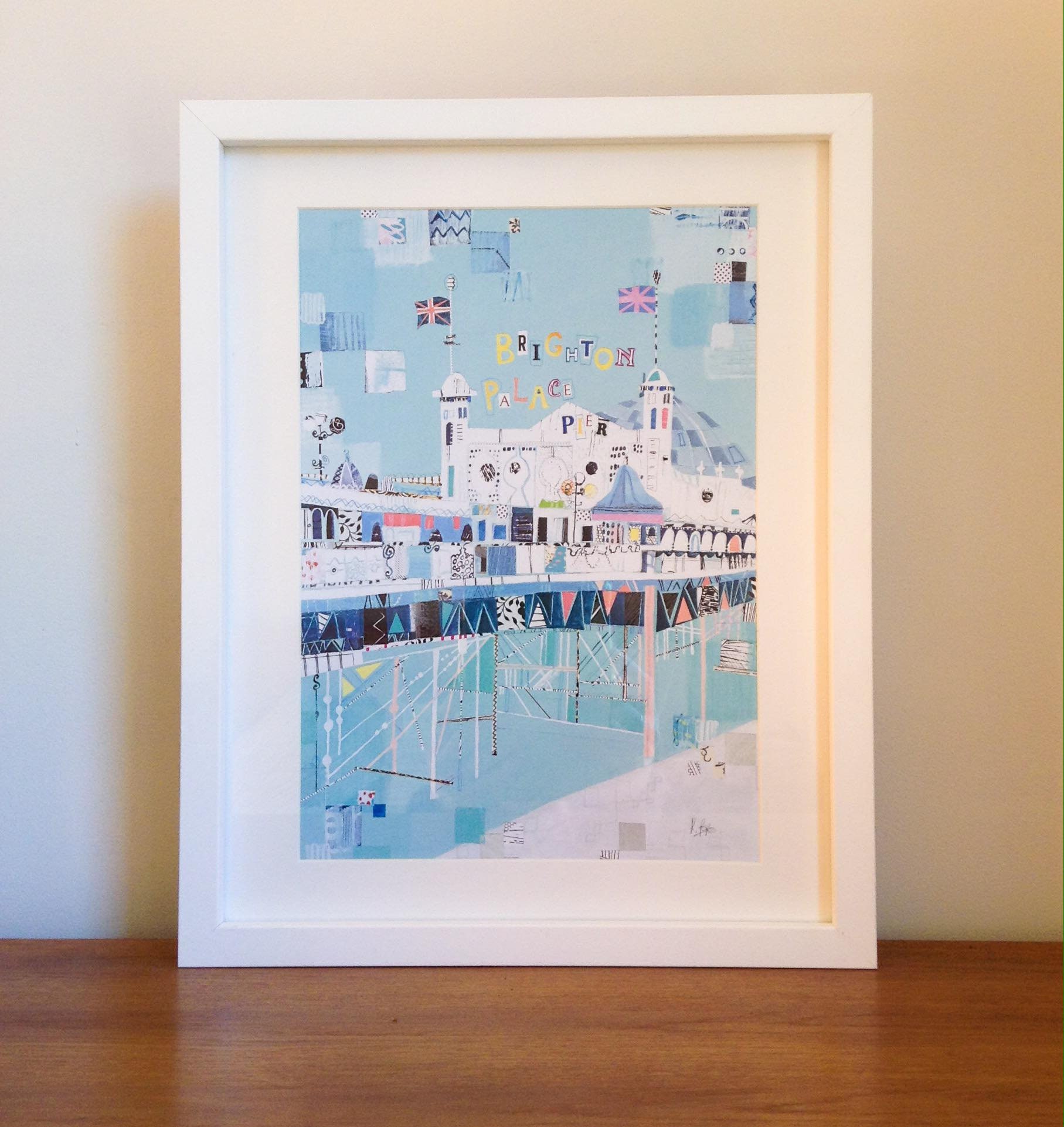 Brighton Pier. Brighton Print. Brighton Poster. Brighton Travel Print ...