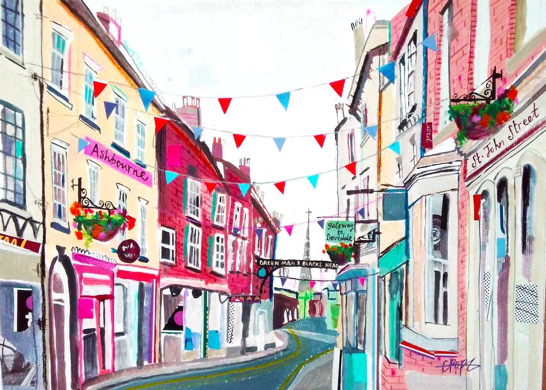 Ashbourne Art Print. Ashbourne. Ashbourne Art. Ashbourne Town ...