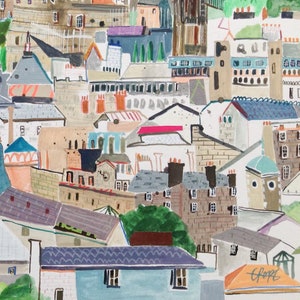 Edinburgh City Art Print, Edinburgh City, Edinburgh Art, Edinburgh ...
