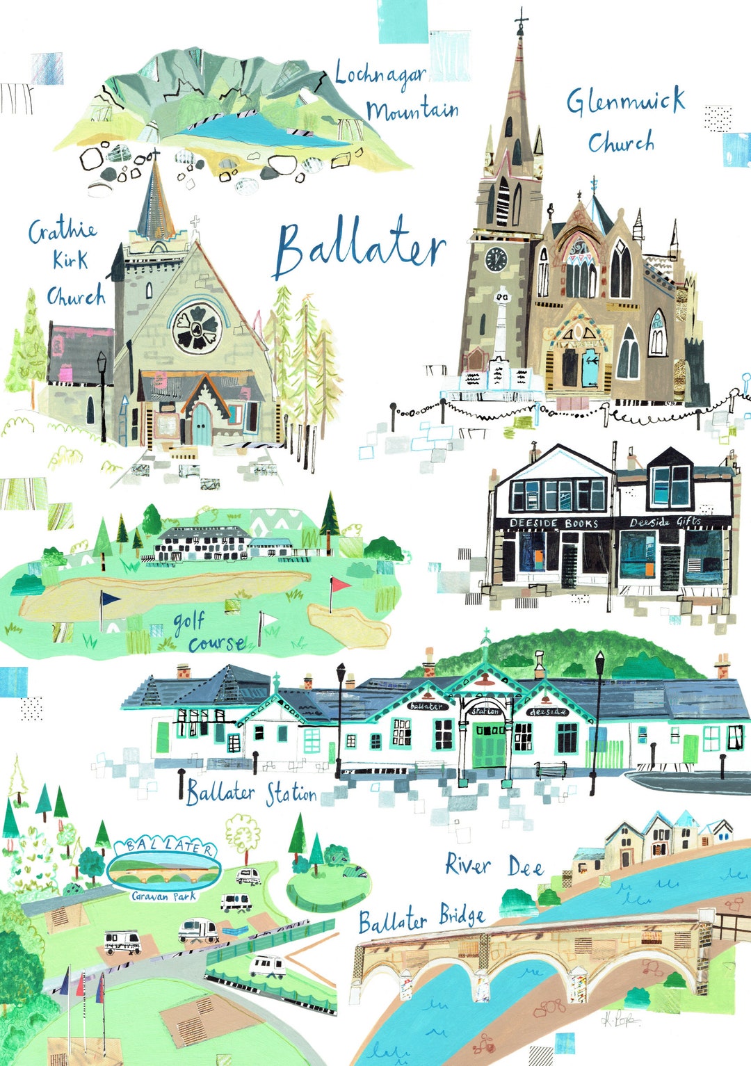 Ballater. Ballater Attractions. Ballater Art. Ballater Painting ...