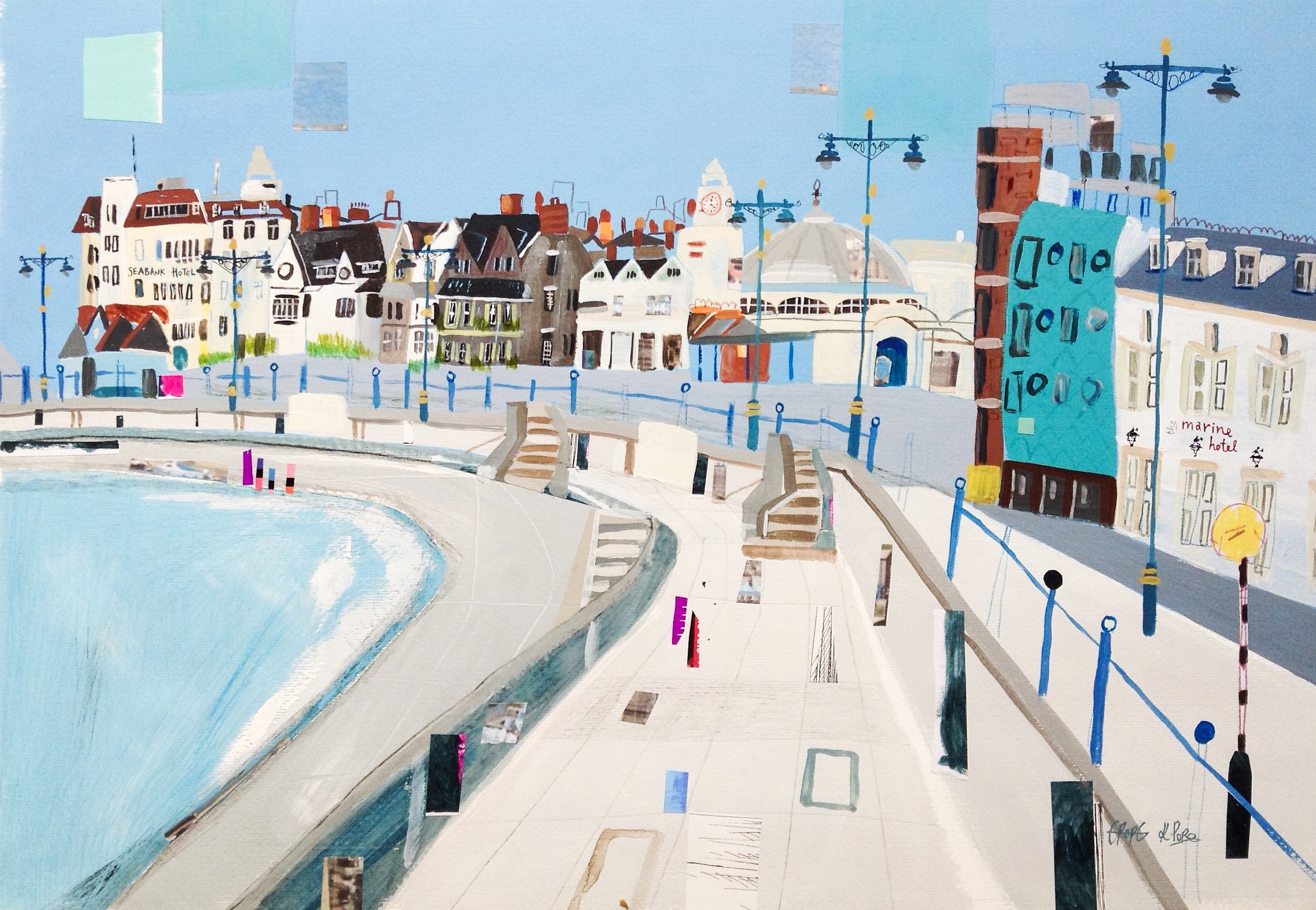 Made to Order Town Painting, Custom Hand Painted Home Town, Custom ...