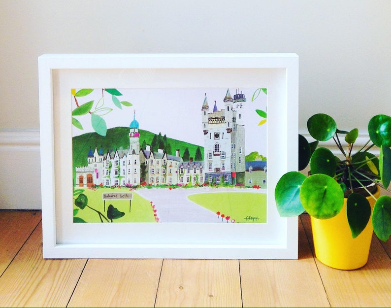 Balmoral Castle, Balmoral Art, Balmoral Painting, Balmoral, Aberdeen ...