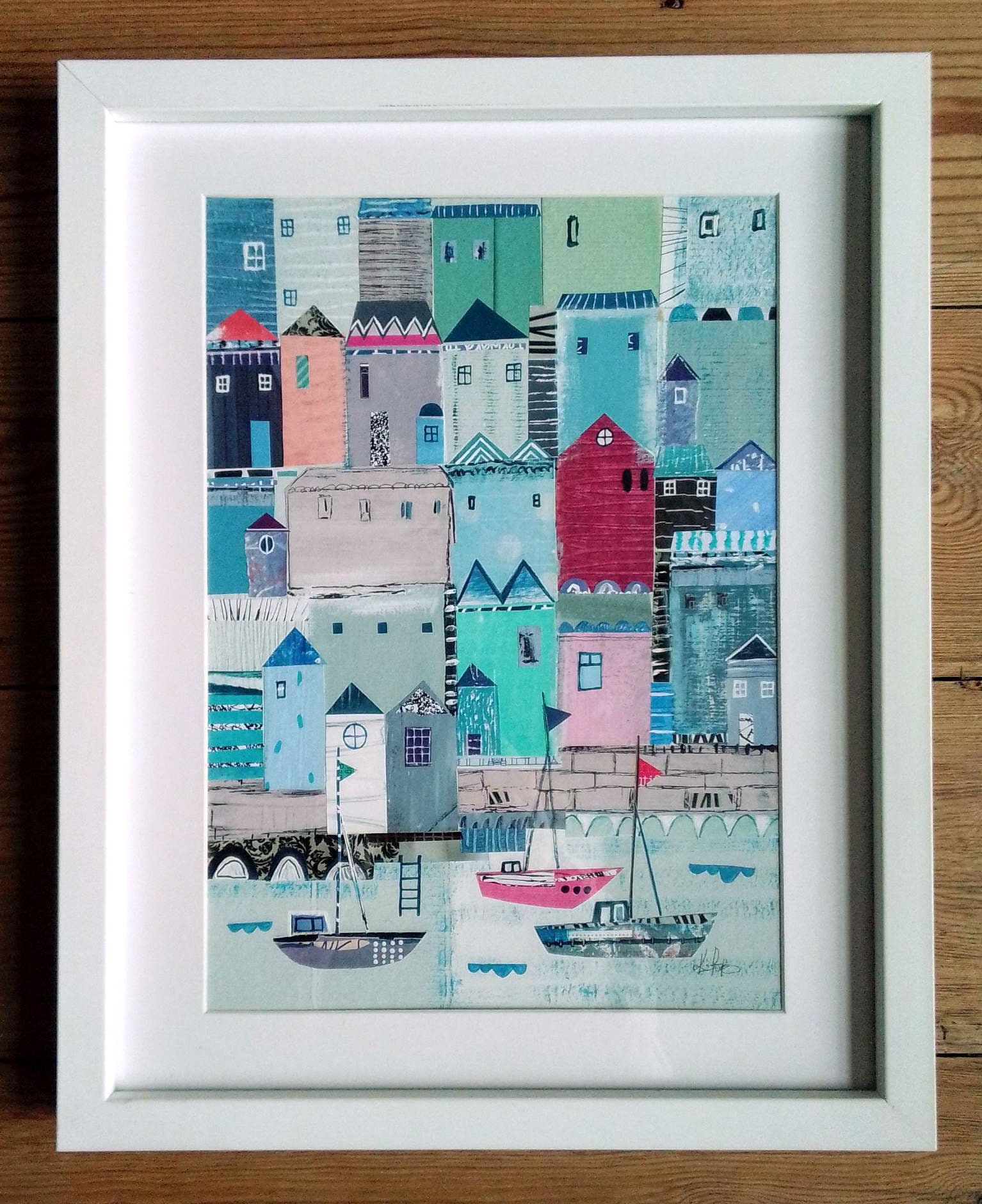 Coastal Art Print. Coastal Print. Seaside Print. Harbour Print. Seaside ...