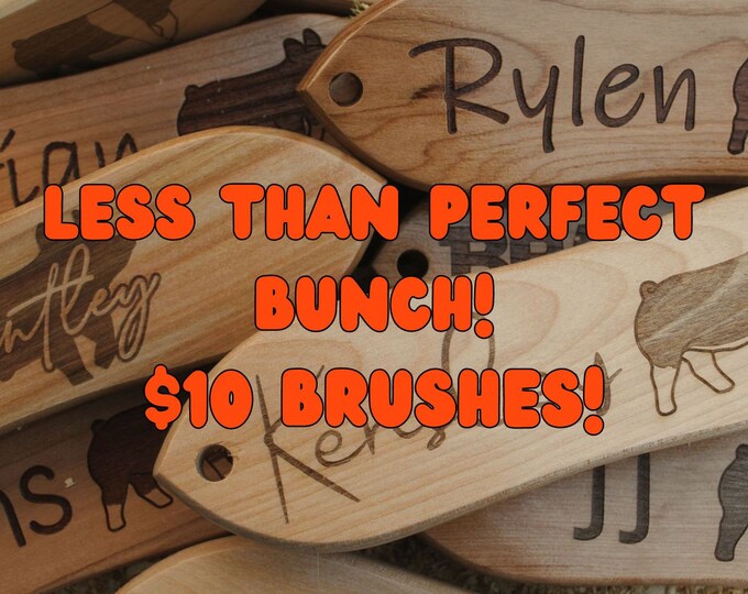 Custom Show Brush, Show Pig Brush, Personalized Livestock Supplies ...