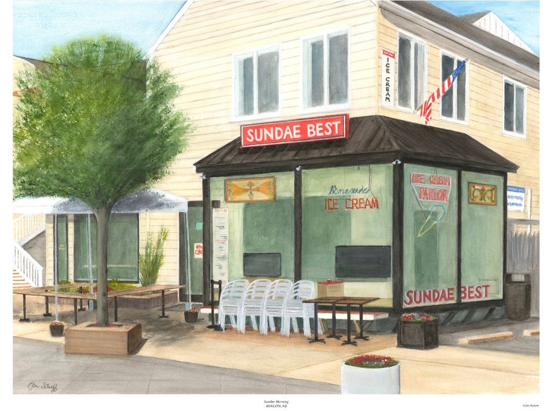 Sundae Morning, Avalon NJ - Etsy