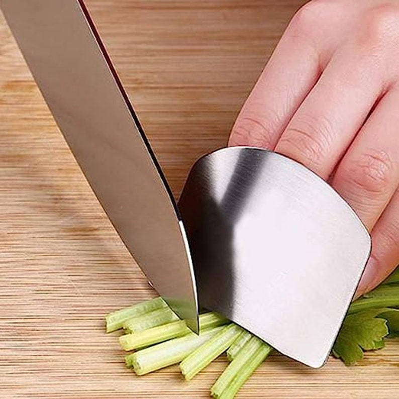 Stainless Steel Finger Guard Finger Hand Cut Hand Protector Knife Cut ...