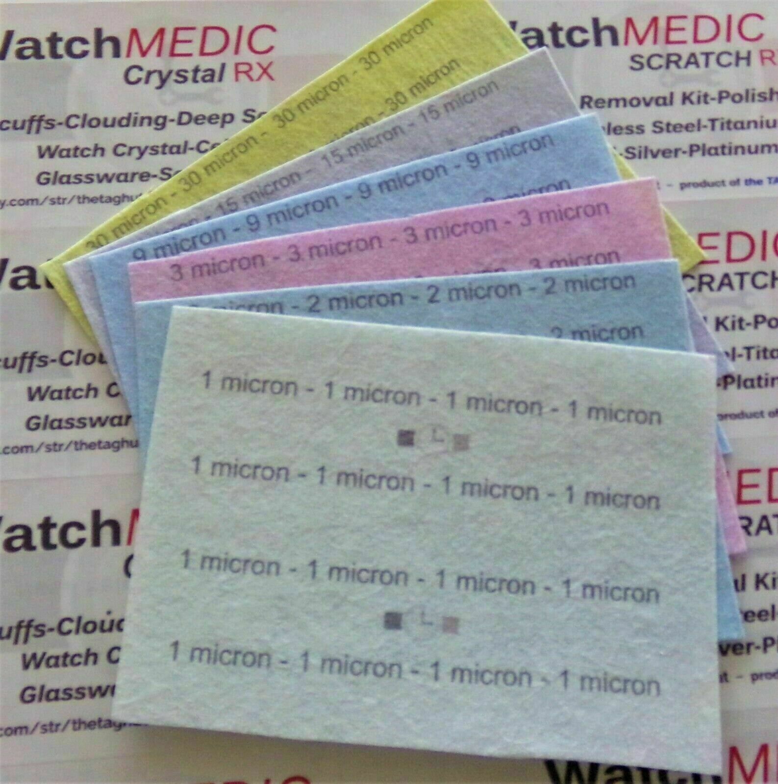 44 Pc Stainless Steel/titanium Watch Scratch Remover Kit-brushed ...