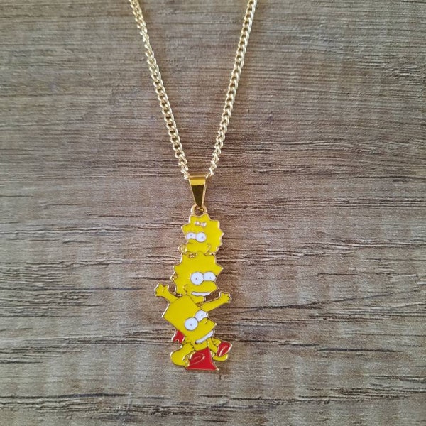 The Simpsons Necklace - Etsy