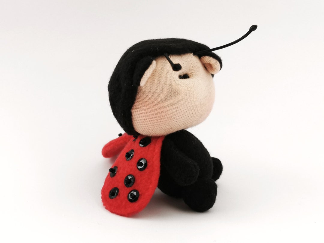 Soft Toy Ladybug. Little Ladybird. Birthday Gift Baby. Bug in Apple - Etsy