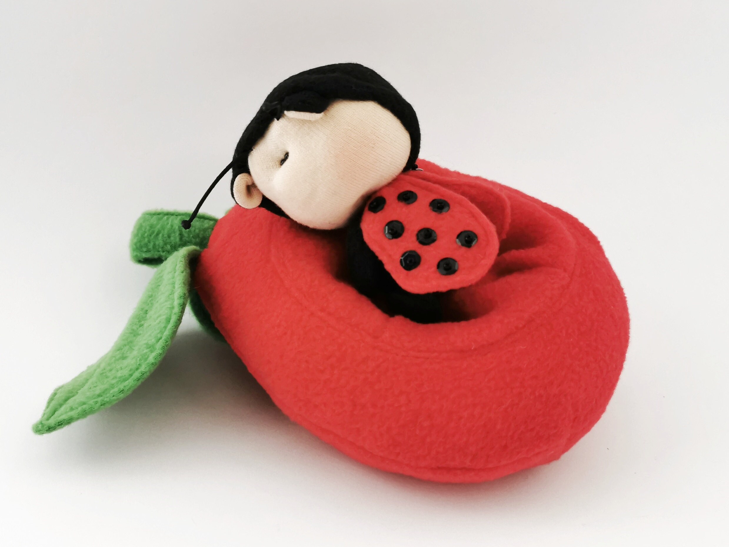 Soft Toy Ladybug. Little Ladybird. Birthday Gift Baby. Bug in Apple - Etsy