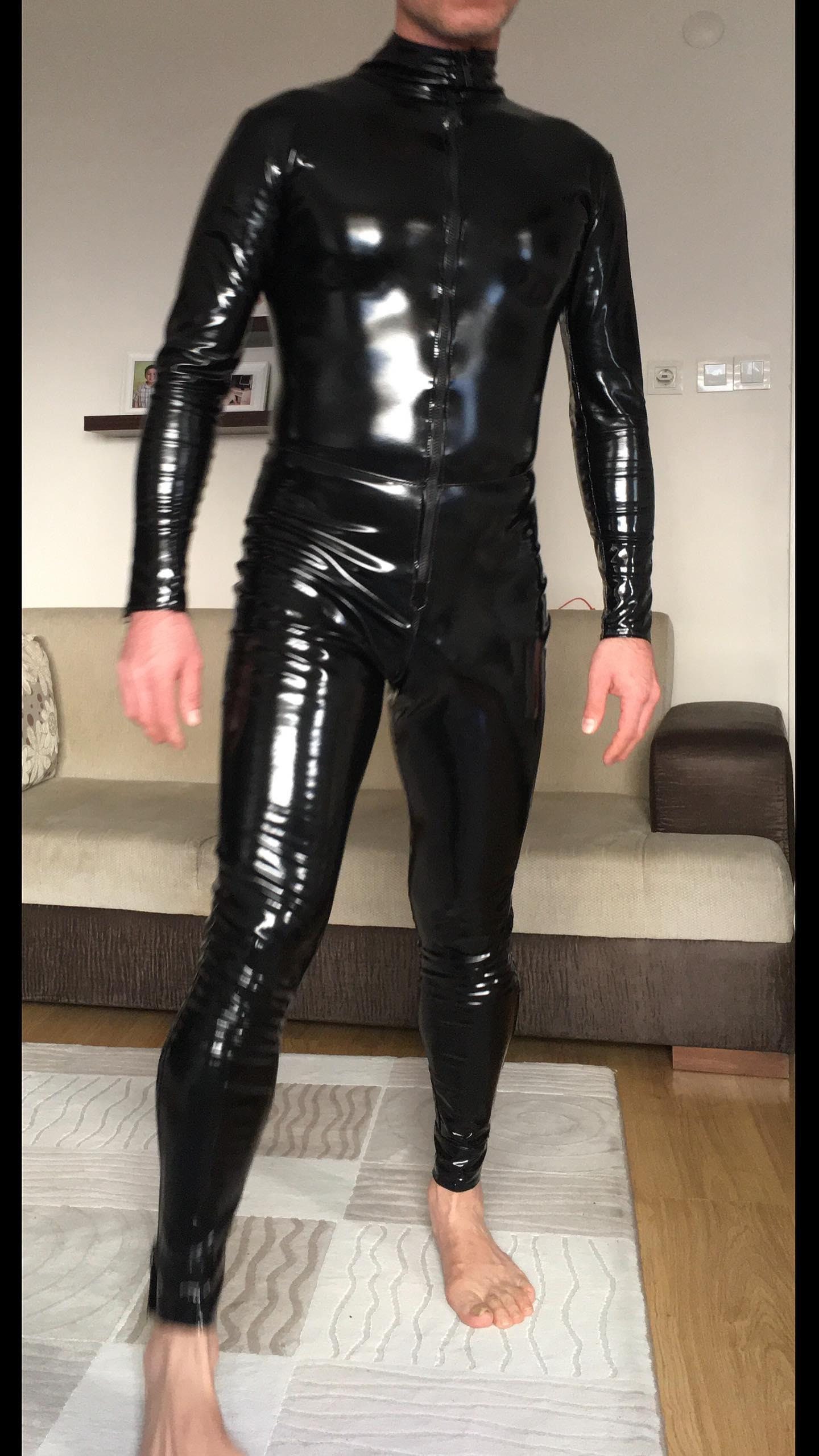 Faux Vinyl Patent Leather Catsuit Genuine Leather Catsuit All Etsy