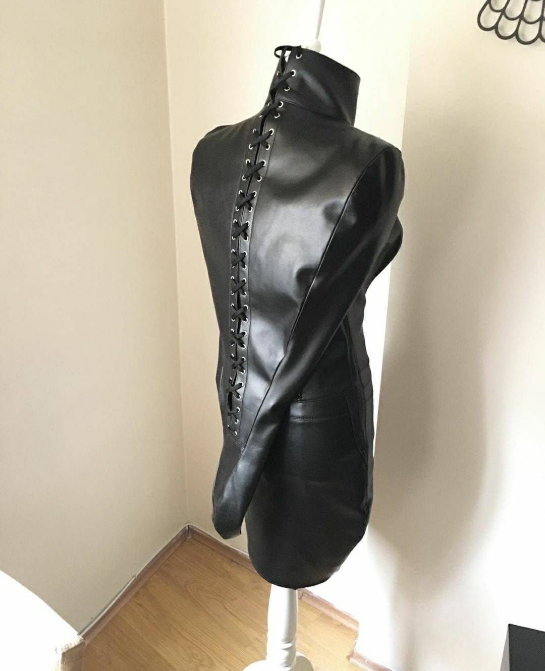 BDSM Discipline Dress Armbinder Bondage Fetish Kinky Steampunk Costume ...