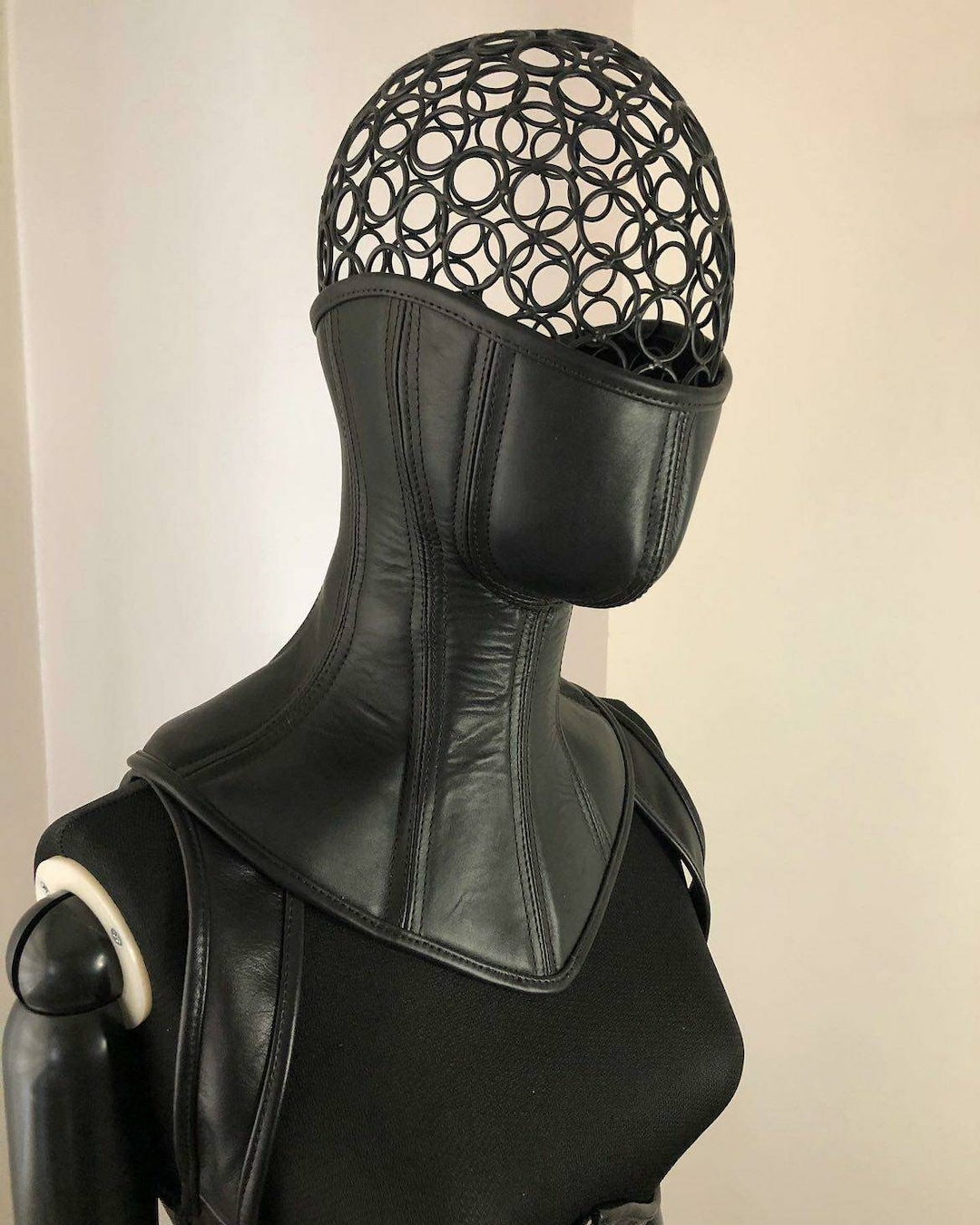 Genuine Leather Neck Corset Posture Collar Fetish BDSM Kinky - Etsy