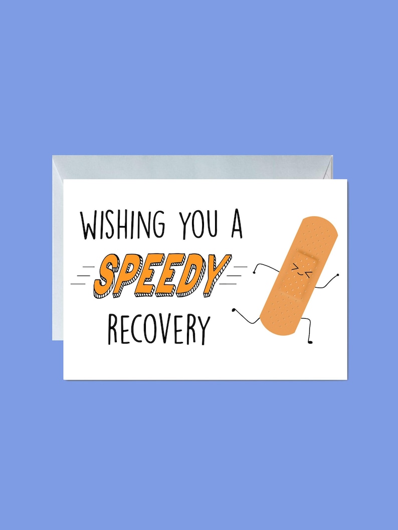 Wishing You a Speedy Recovery Card Get Well Soon Card Funny | Etsy Wishing You a Speedy Recovery Card Get Well Soon Card Funny | Etsy