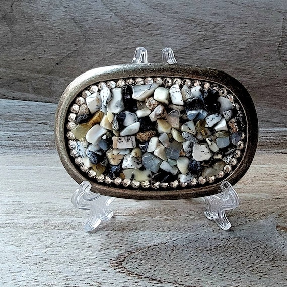 Gemstone Belt Buckle One of a Kind Buckle Gemstone Buckle - Etsy