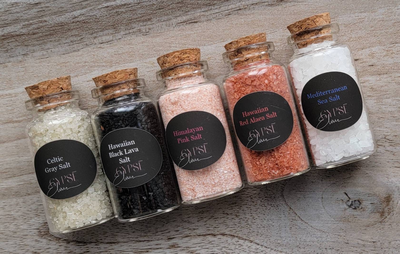 Salt Sampler Witch Salt Set Magickal Salt Set Cleansing Spellwork Alter ...