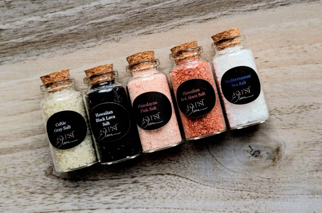 Salt Sampler Witch Salt Set Magickal Salt Set Cleansing Spellwork Alter ...